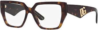Amazon.com: Dolce & Gabbana Eyeglasses DG 3373 502 Havana : Clothing ...