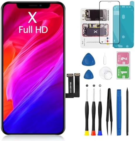 Amazon.com: for iPhone X Screen Replacement 5.8 Inch COF FHD Display 3D ...