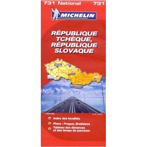 Michelin Road Map. No. 731 Czech Republic: Michelin Travel Publications ...