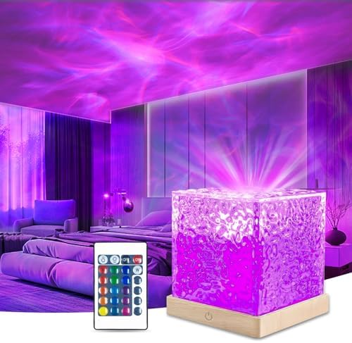 Luminorthe Cube Lamp Northern Lights Projector, 16 Colors Gradual ...