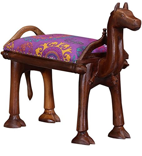 One Face Camel Design Bench; Brown : Amazon.in: Home & Kitchen