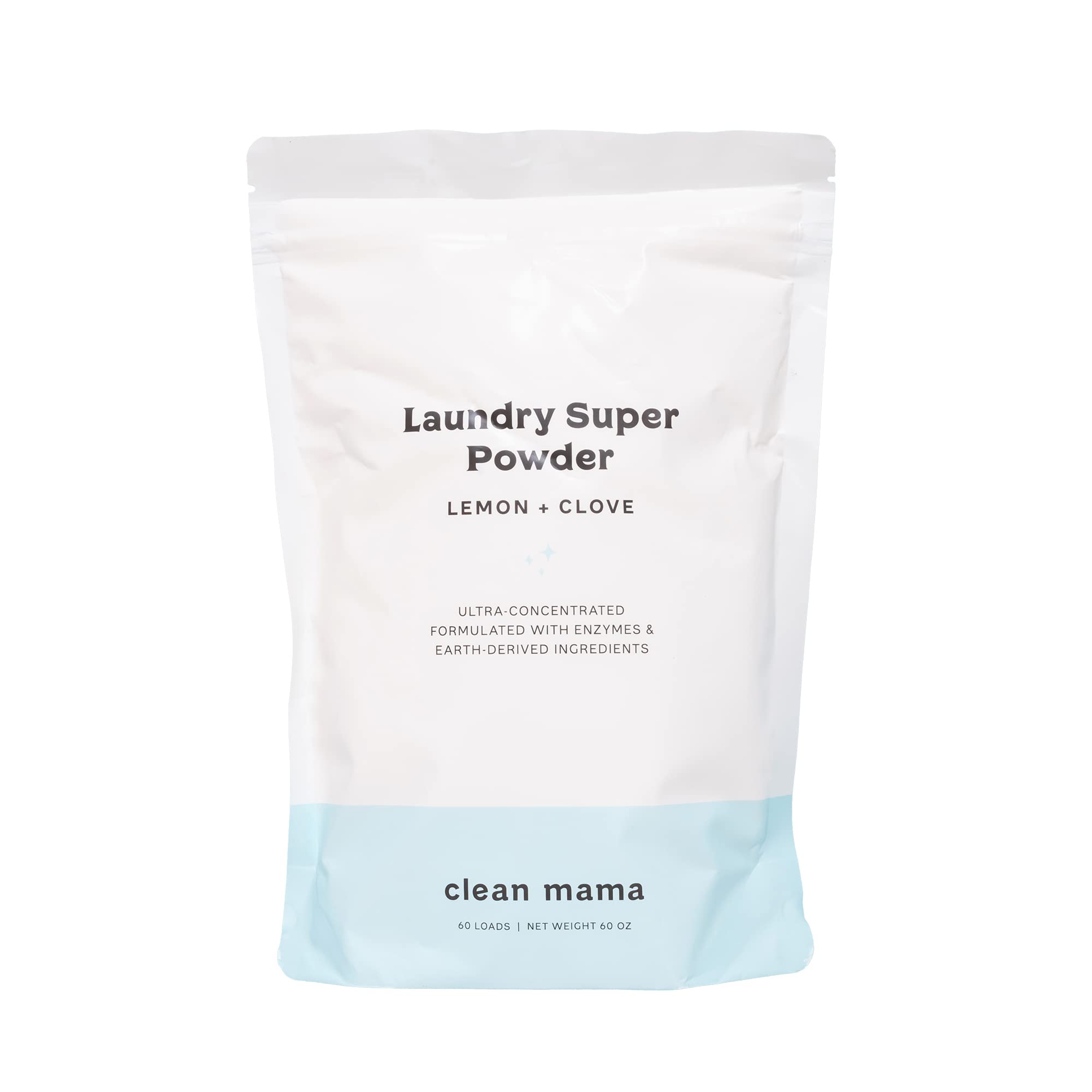 Amazon.com: Clean Mama Laundry Super Powder Detergent - Extra Strength ...