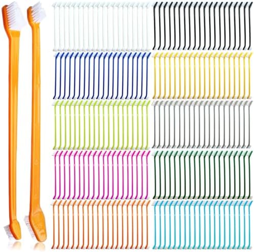 Amazon.com: MoonyMars 300 Pcs Dog Toothbrush Cat Tooth Brushes Bulk ...