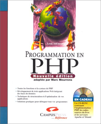 Amazon.com: Programmation en PHP: 9782744009235: Leon Atkinson: Books
