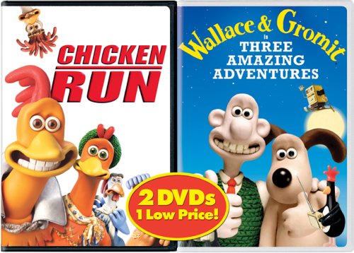 Amazon.com: Wallace and Gromit in Three Amazing Adventures/Chicken Run ...