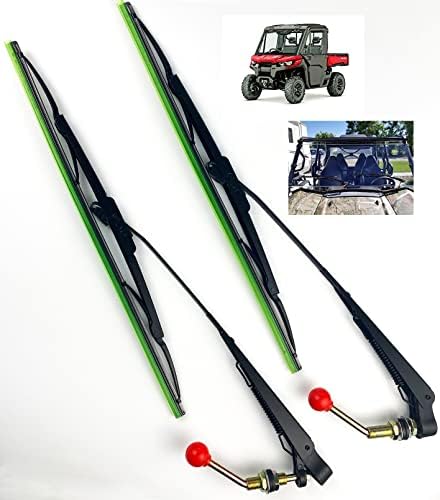 Amazon.com: Valchoose Upgraded Universal UTV Windshield Wiper Kit ...