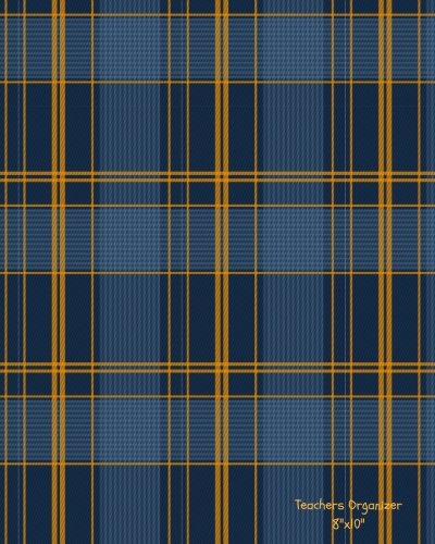 Teachers Organizer 8"x10": Navy Notebook Planner For Teachers | Record ...