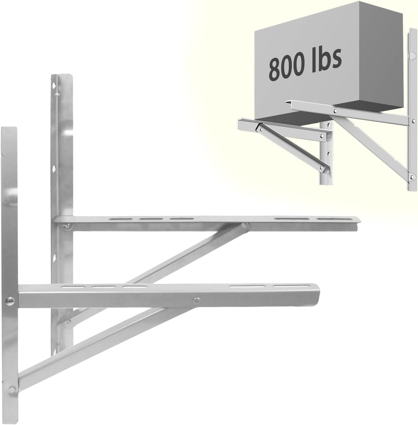 Amazon.com: lukar Outdoor Wall Mounting Bracket for 9000-36000 BTU ...