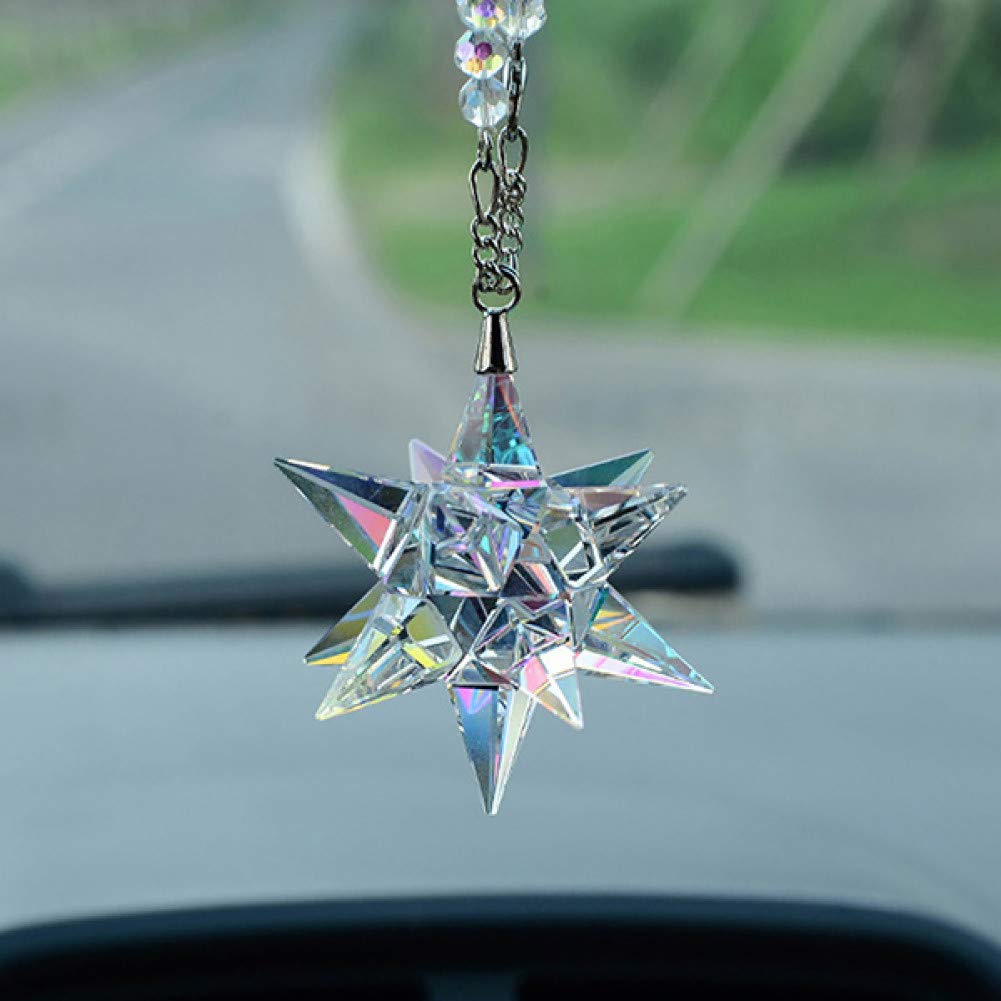 DCXA Car Pendants Crystal Meteor Decoration Car Hanging Ornaments Charm ...