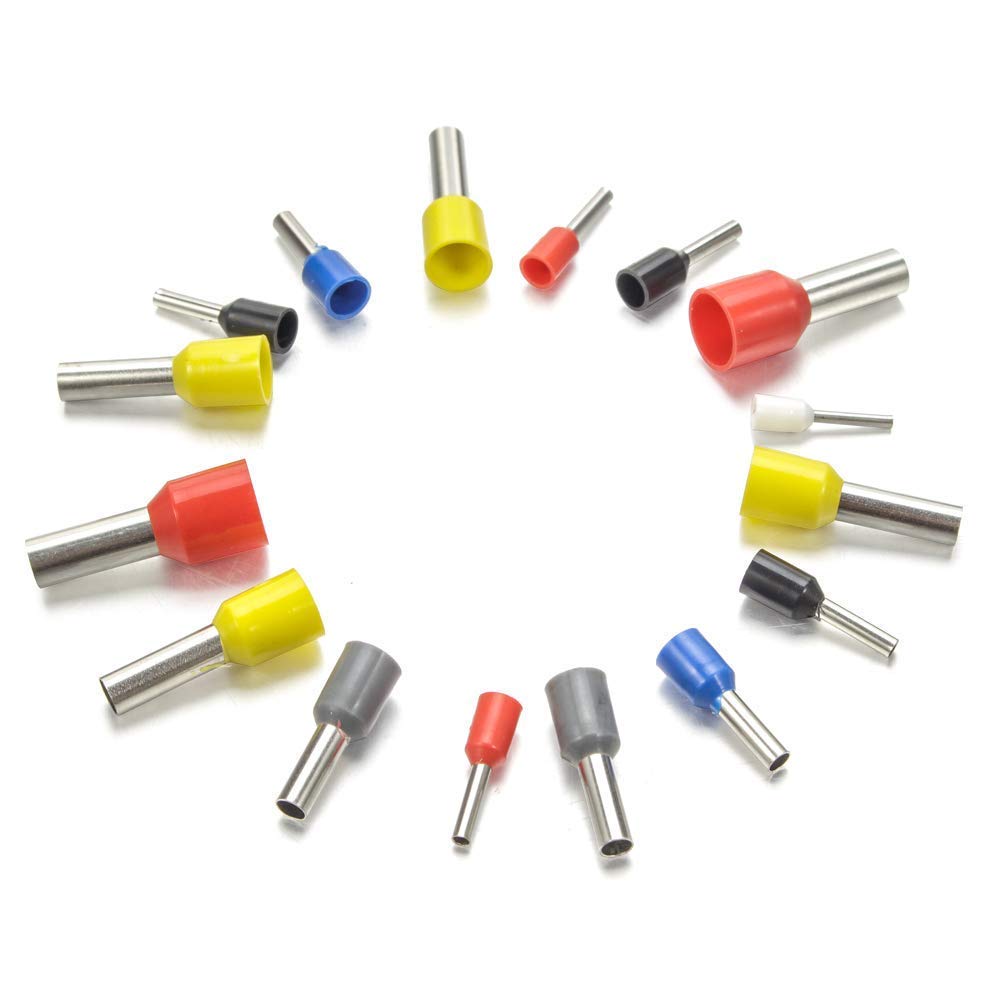 Snapklik.com : 1200PCS Wire Ferrules Terminals Kit, Ferrule Crimping ...