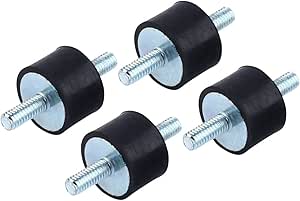 Amazon.com: GTPBAO Stud Bushing 4pcs Double Male Thread Rubber Shock ...