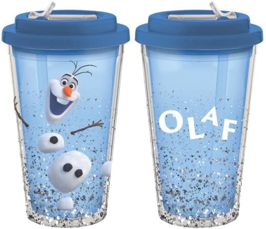 Amazon.com: Disney Frozen 2 Olaf 16 oz. Flip Straw Acrylic Cup