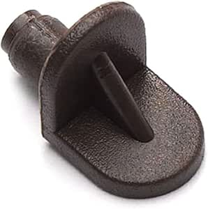 Pack of 24 Brown Push in Shelf Support Strong Peg Plastic Pin Plug Used ...