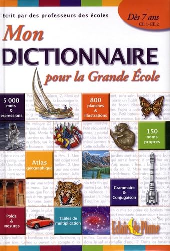 Amazon.fr - Mon dictionnaire pour la grande école: CE1-CE2 - Eclairs de ...