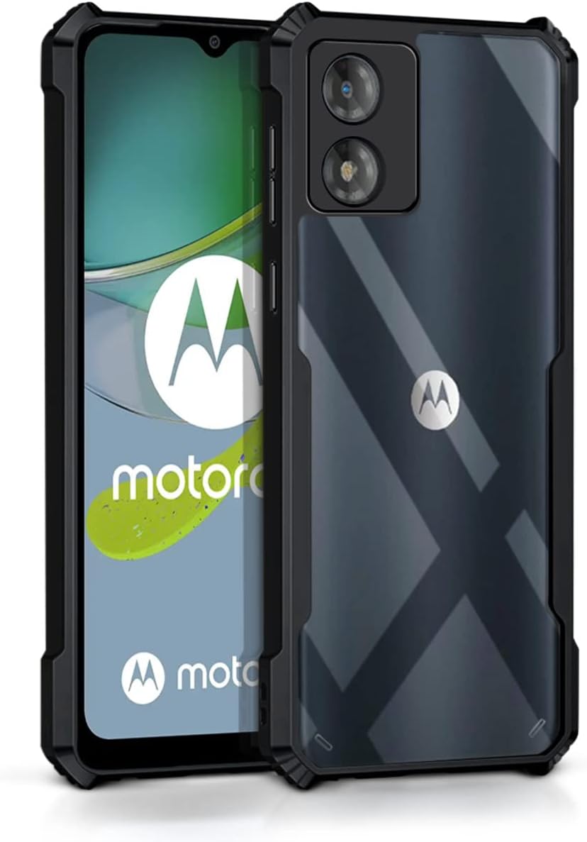 TheGiftKart ShockProof Crystal Clear Back Cover Case for Motorola Moto ...