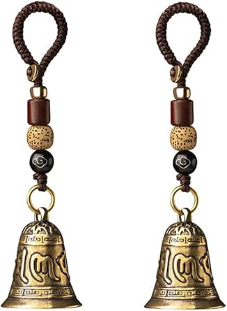 Amazon.com: Comidox 2Pcs Vintage Brass Tibetan Buddhism Six-word Mantra ...