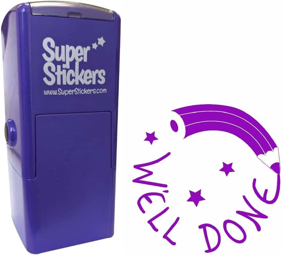 SuperStickers Smiley Star Stamper - Purple,Small : Amazon.co.uk ...
