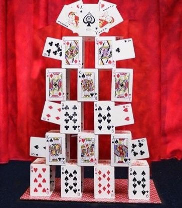 Buy Patilmagic Instant Magic Card Castle with six Card Repeat Stage ...