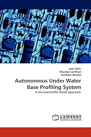 Buy Autonomous Under Water Base Profiling System Book Online at Low ...