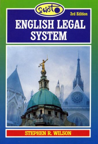 SWOT: English Legal System: Amazon.co.uk: Wilson, Stephen ...
