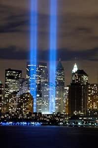 Amazon.com: World Trade Center Art Poster Twin Towers Tribute Lights ...