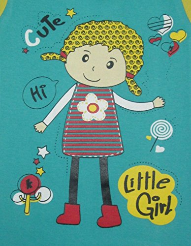 Buy Myfaa Girls' Dress, Set of 1 (FR5562-R.Green-26, Green, 4-5 Years ...