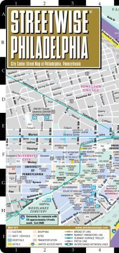Streetwise Philadelphia Map - Laminated City Center Street Map of ...