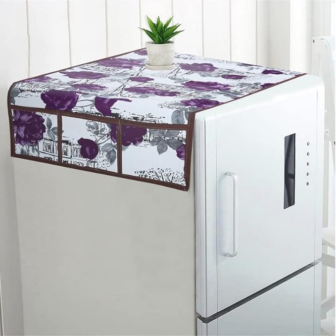 Premier Top Cover with Panel Design, Standard Size, Refrigerator Home ...