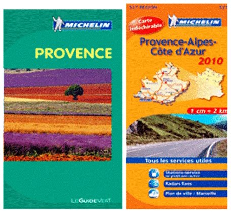 Michelin Pack Provence - Green Guide in English plus Provence Map ...