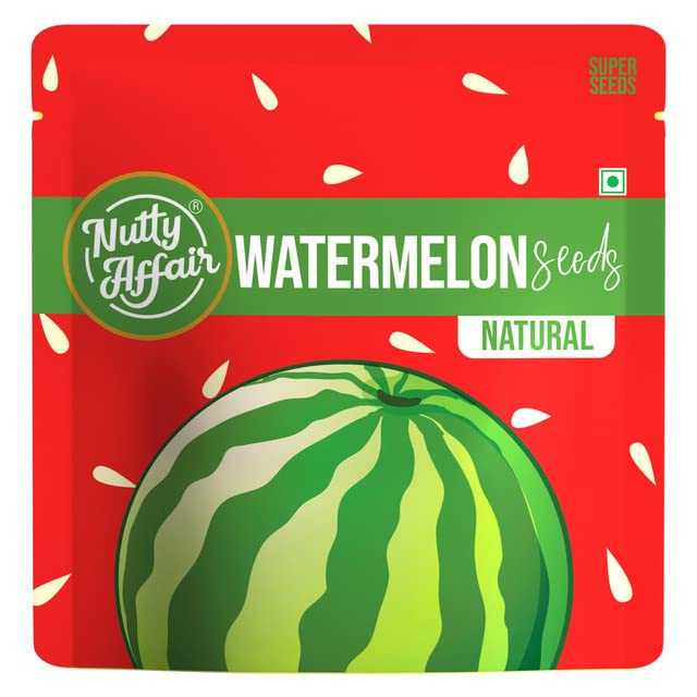 Nutty Affair Natural Water Melon Seeds With Omega 3 and Fibre 100gm ...