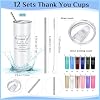 Amazon.com | Weewooday 12 Pcs Thank You Cup Tumbler Thanksgiving ...