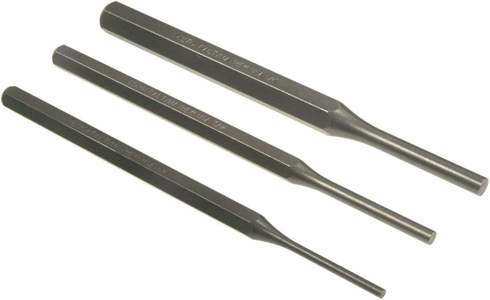 Mayhew Select 89052 Large Pin Punch Set, 3-Piece , Black - Hand Tool ...