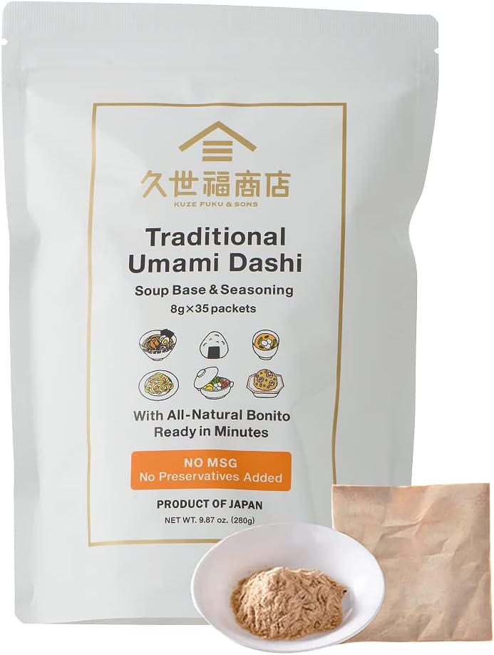 Amazon.com: [Kuze Fuku] Traditional Umami Dashi Soup Base & Seasoning ...