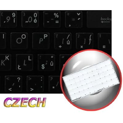 CZECH KEYBOARD STICKERS ON TRANSPARENT BACKGROUND Botswana | Ubuy