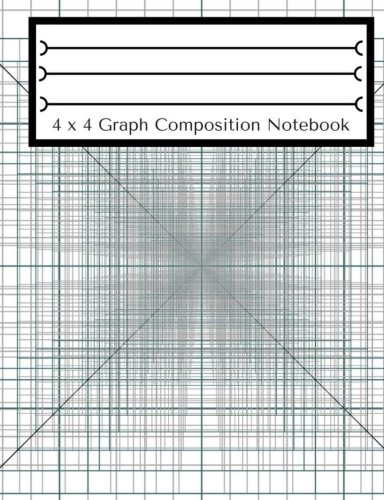 4 x 4 Graph Composition Notebook: Taking Notes: 9781545504017: Amazon ...