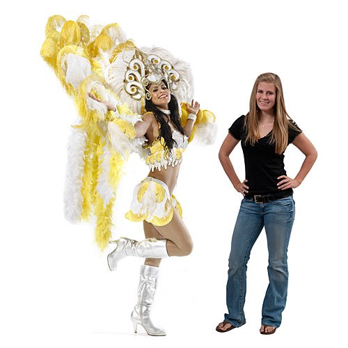 Buy 7 ft. Brazilian Samba Dancer Standee Standup Photo Booth Prop ...