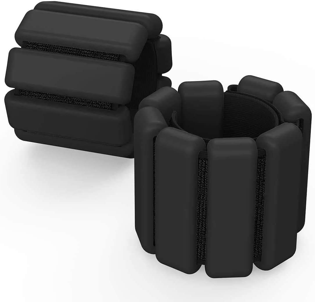 SPENDEAL Fully Adjustable Wearable Wrist & Ankle Weights, Arm Bracelet ...