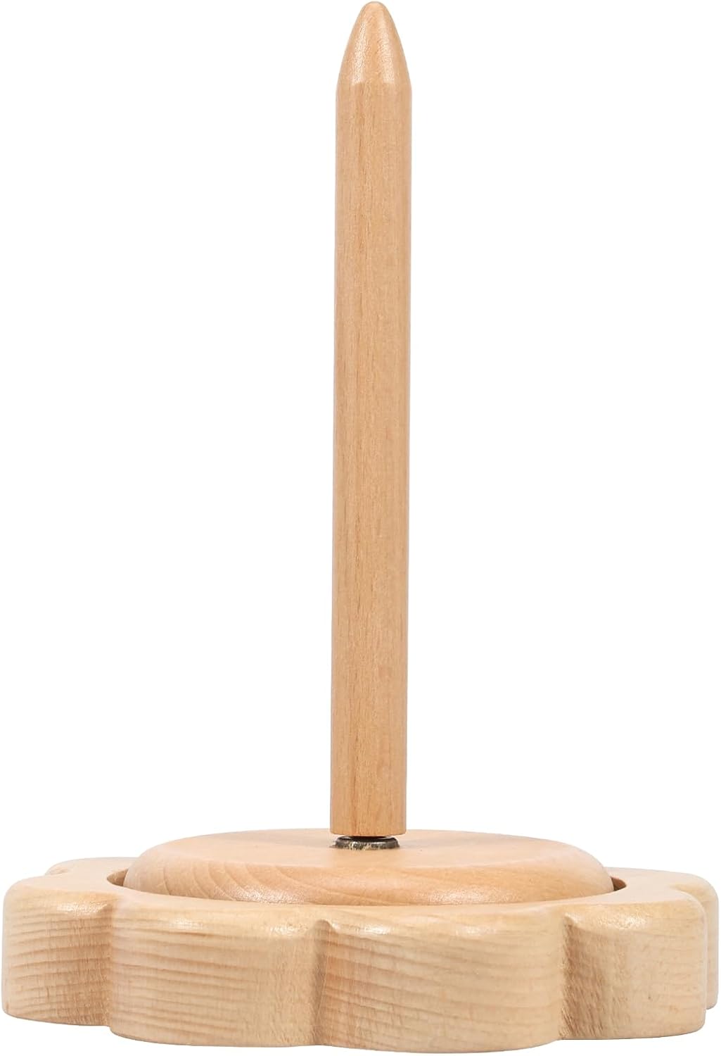 Amazon.com: Wooden Yarn Holder for Crocheting, Yarn Ball Holder Bearing ...