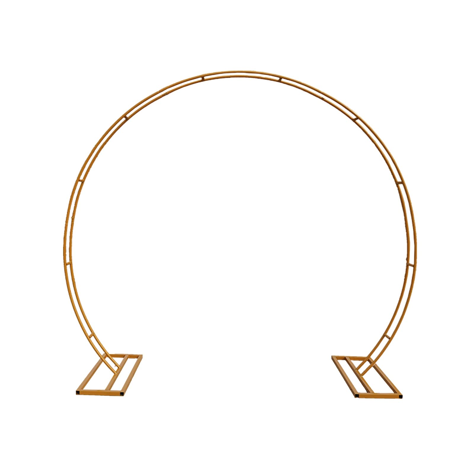 Buy Round Weddings Archway, Dual Circles Metal Archs Garden Arbors ...