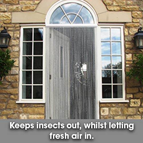 Vermatik Genuine Fly Screen 90cm x 210cm Premium Aluminium Fly Door ...