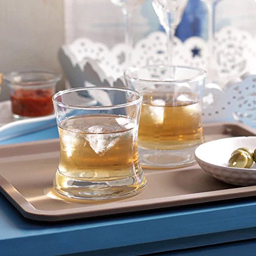 Buy Ocean Tango Rock Glass Set (255 ml, Clear, Pack of 6)… Online at ...