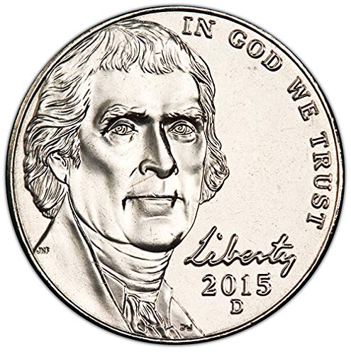 2015 D BU Jefferson Nickel Choice Uncirculated US Mint at Amazon's ...