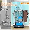 Amazon.com: Rolling Cleaning Cart, Cleaning Tools Organizer ...