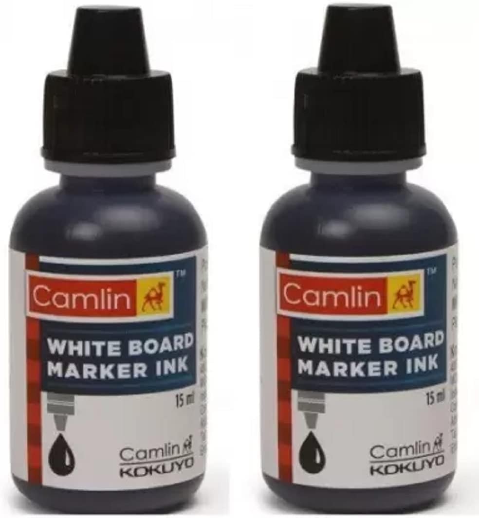 Camlin Marker Ink-Black-Pack of 2 30 ml Marker Refill (Black) : Amazon ...