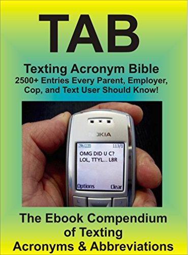 Amazon.com: T.A.B. The Texting Acronym Bible: The Pocket Compendium of ...