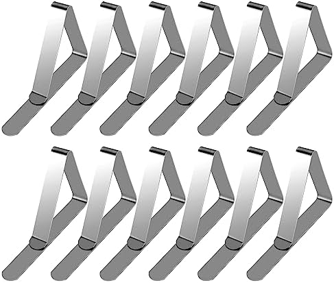 Amazon.com : 12 Pcs Picnic Tablecloth Clips for Outdoor Tables, Premium ...