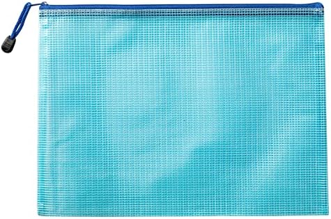 CHEERYMAGIC Zip Wallets A4 Zip Bags Plastic Wallets Mesh Document File ...