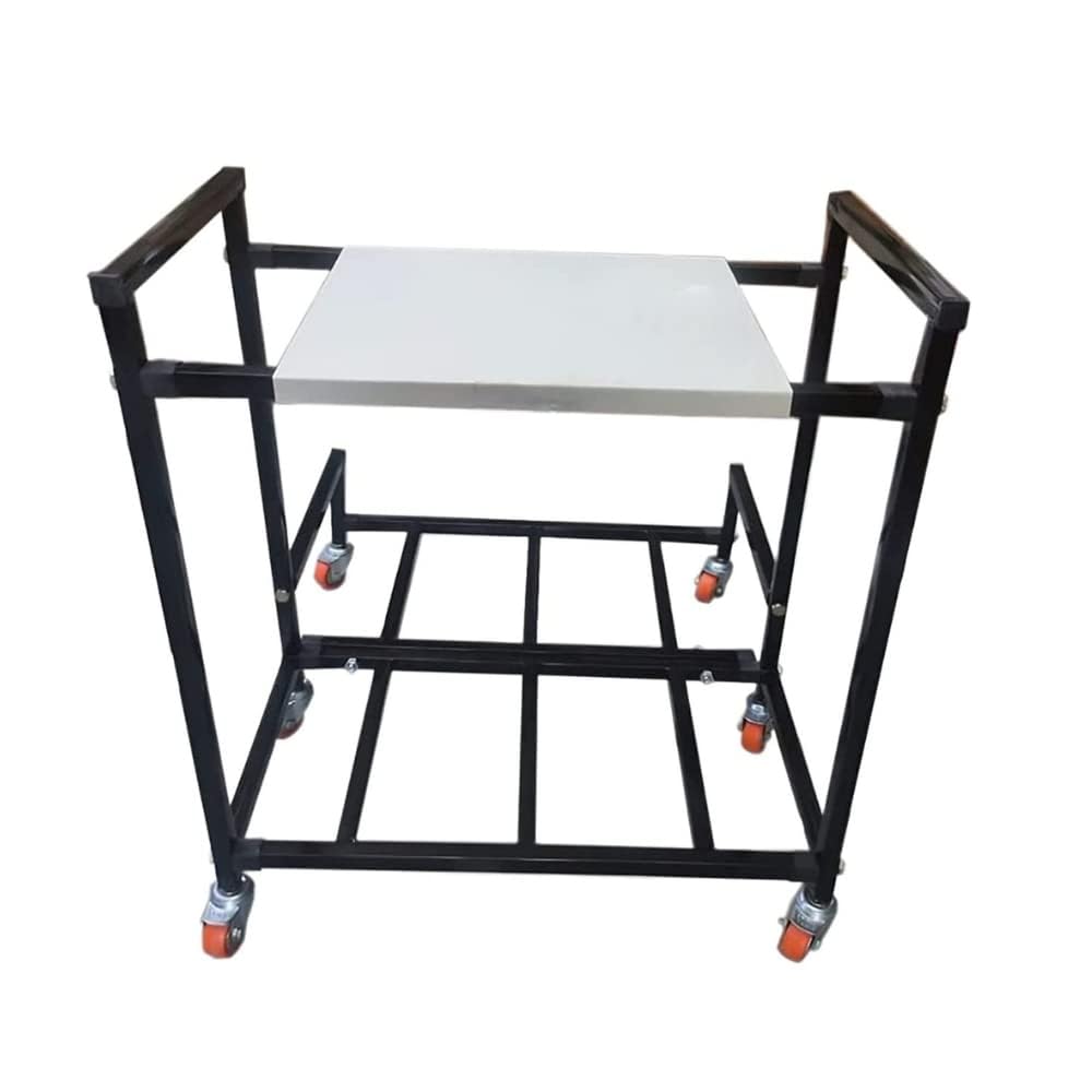 Dr. Equipment Metal Inverter Trolley with Wheels (Double Inverter ...