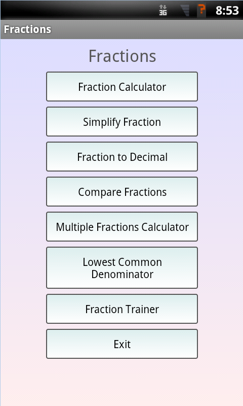 Fractions Tools - App on Amazon Appstore