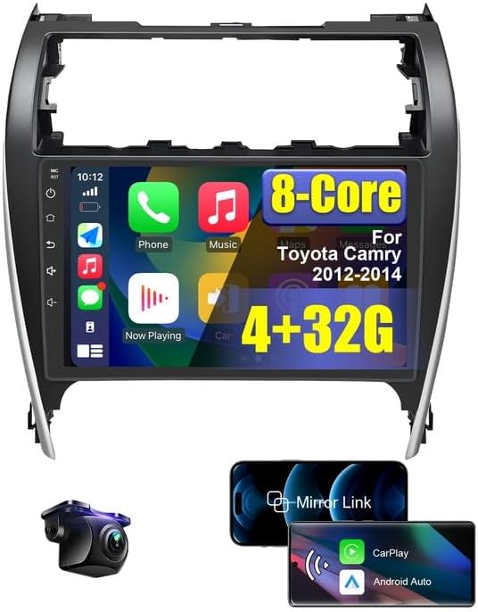 Amazon.com: 4+32G 8 Core Android Car Radio Stereo for Toyota Camry 2012 2013 2014 with Wireless ...